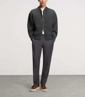 BOSS Wool-blend Bomber Jacket