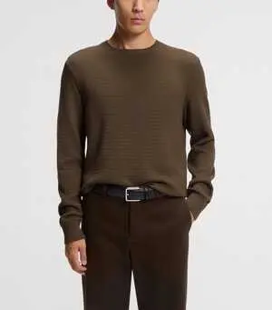BOSS Virgin Wool-silk Sweater