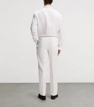 BOSS Linen Stripe Shirt