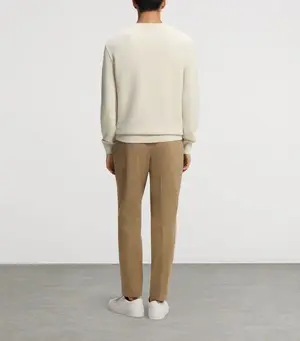 BOSS Cotton Textured Sweater