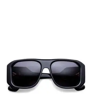 JACQUES MARIE MAGE Acetate Alfie Sunglasses - Grey