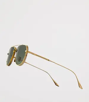 JACQUES MARIE MAGE Cendrars Aviator Sunglasses