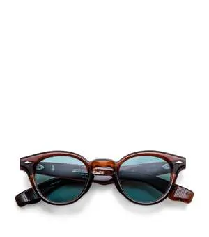 JACQUES MARIE MAGE Acetate Clemens Sunglasses - Brown