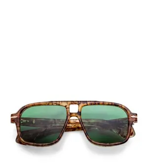 JACQUES MARIE MAGE Acetate Elkhart Sunglasses - Green