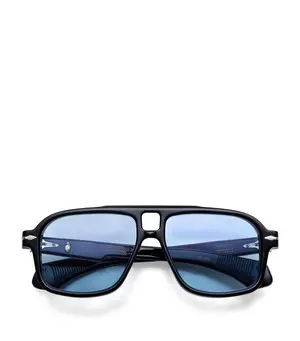 JACQUES MARIE MAGE Acetate Elkhart Sunglasses - Blue