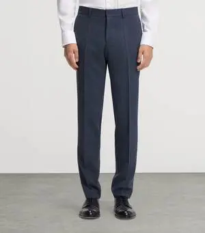 BOSS Stretch-wool Slim Trousers
