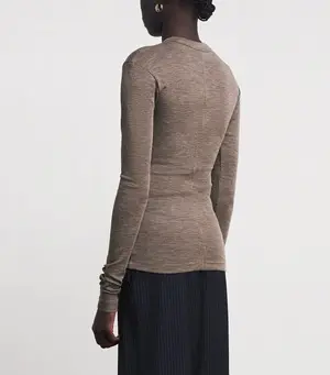 Bite Studios Merino Wool Long-sleeve T-shirt - Brown
