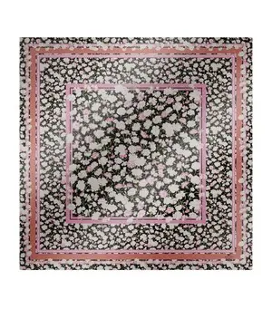 Max Mara Silk Floral Scarf - Pink