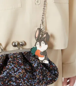 Max Mara Leather Bunny Keyring