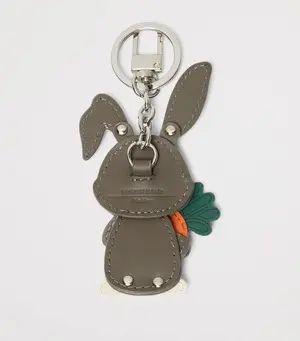 Max Mara Leather Bunny Keyring