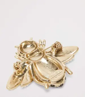 Max Mara Embellished Bee Brooch
