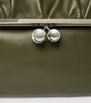 Max Mara Large Leather Pasticcino Shoulder Bag