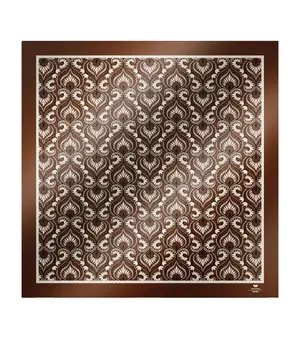 Max Mara Silk Print Square Scarf - Beige