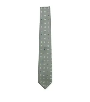 BOSS Silk Jacquard Tie - Green