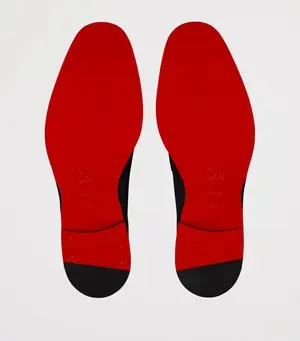 CHRISTIAN LOUBOUTIN Sartok Leather Monk Shoes - Black