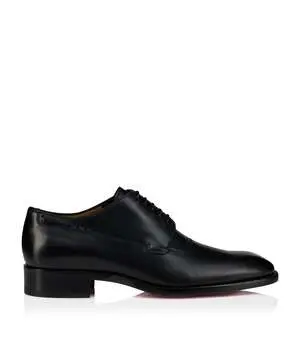 Christian Louboutin Stacked Heel Derbys