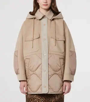 Max Mara Wool-blend Quilted Jacket