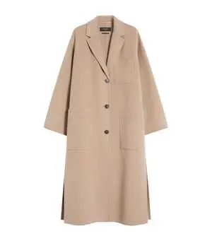 Max Mara Wool-blend Single-breasted Coat - Beige