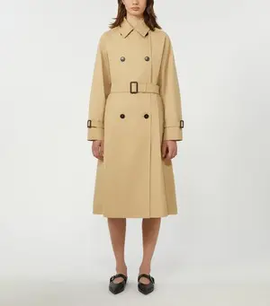 Max Mara Gabardine Reversible Trench Coat
