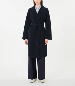 Max Mara Wool-blend Belted Coat