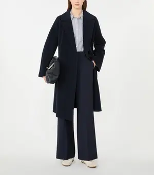 Max Mara Wool-blend Belted Coat