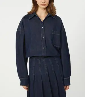 Max Mara Relaxed Denim Shirt - Blue