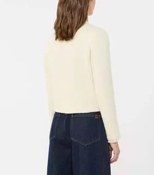Max Mara Wool-blend Round-neck Jacket