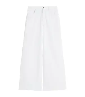 Max Mara Wide-leg Jeans - White