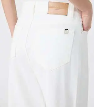 Max Mara Wide-leg Jeans - White