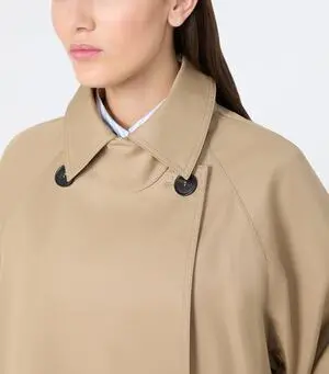 Max Mara Water-repellent Gabardine Trench Coat