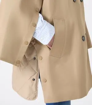 Max Mara Water-repellent Gabardine Trench Coat