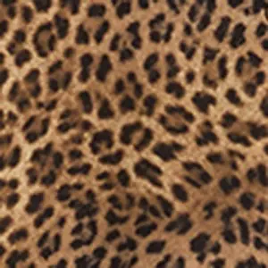 Max Mara Silk Leopard Print Midi Shirt Dress