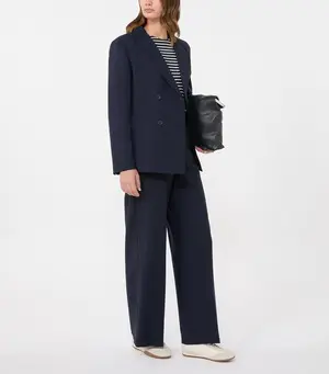 Max Mara Virgin Wool Double-breasted Blazer