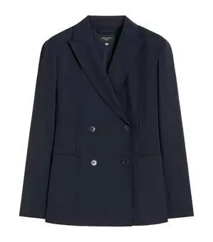 Max Mara Virgin Wool Double-breasted Blazer