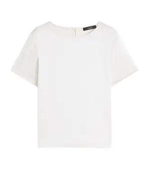 Max Mara Satin-front T-shirt