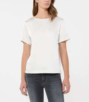 Max Mara Satin-front T-shirt