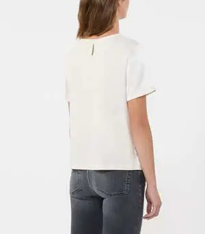 Max Mara Satin-front T-shirt
