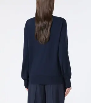 Max Mara Wool-cashmere Sweater - Blue