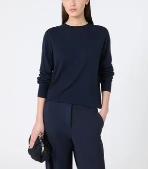 Max Mara Wool-cashmere Sweater - Blue