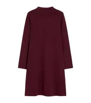 Max Mara Knitted Mini Dress - Red