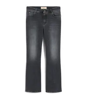 Max Mara Slim Cropped Flare Jeans