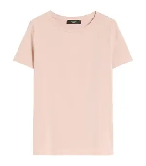 Max Mara Stretch-cotton T-shirt - Pink