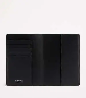 Balenciaga Calfskin Passport Phone Holder - Red