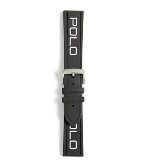 Polo Ralph Lauren Logo Watch Strap Black