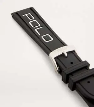 Polo Ralph Lauren Logo Watch Strap - Black