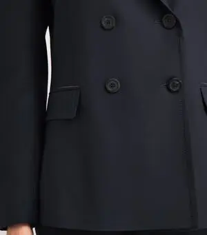 Fabiana Filippi Wool-blend Double-breasted Blazer