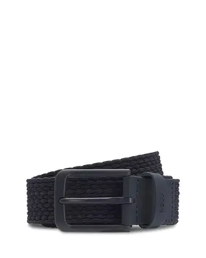 BOSS Vern Elastic Woven Belt - Dark Blue