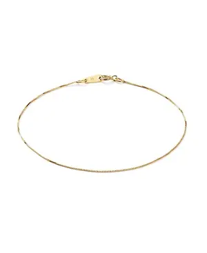 ANA LUISA Solid Yellow Mini Box Chain Bracelet - Gold