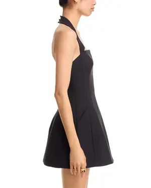 Bardot Nevelle Hourglass Halter Dress - Black