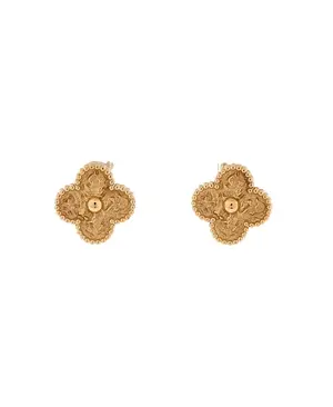 VAN CLEEF & ARPELS Vintage Alhambra Earrings 18k